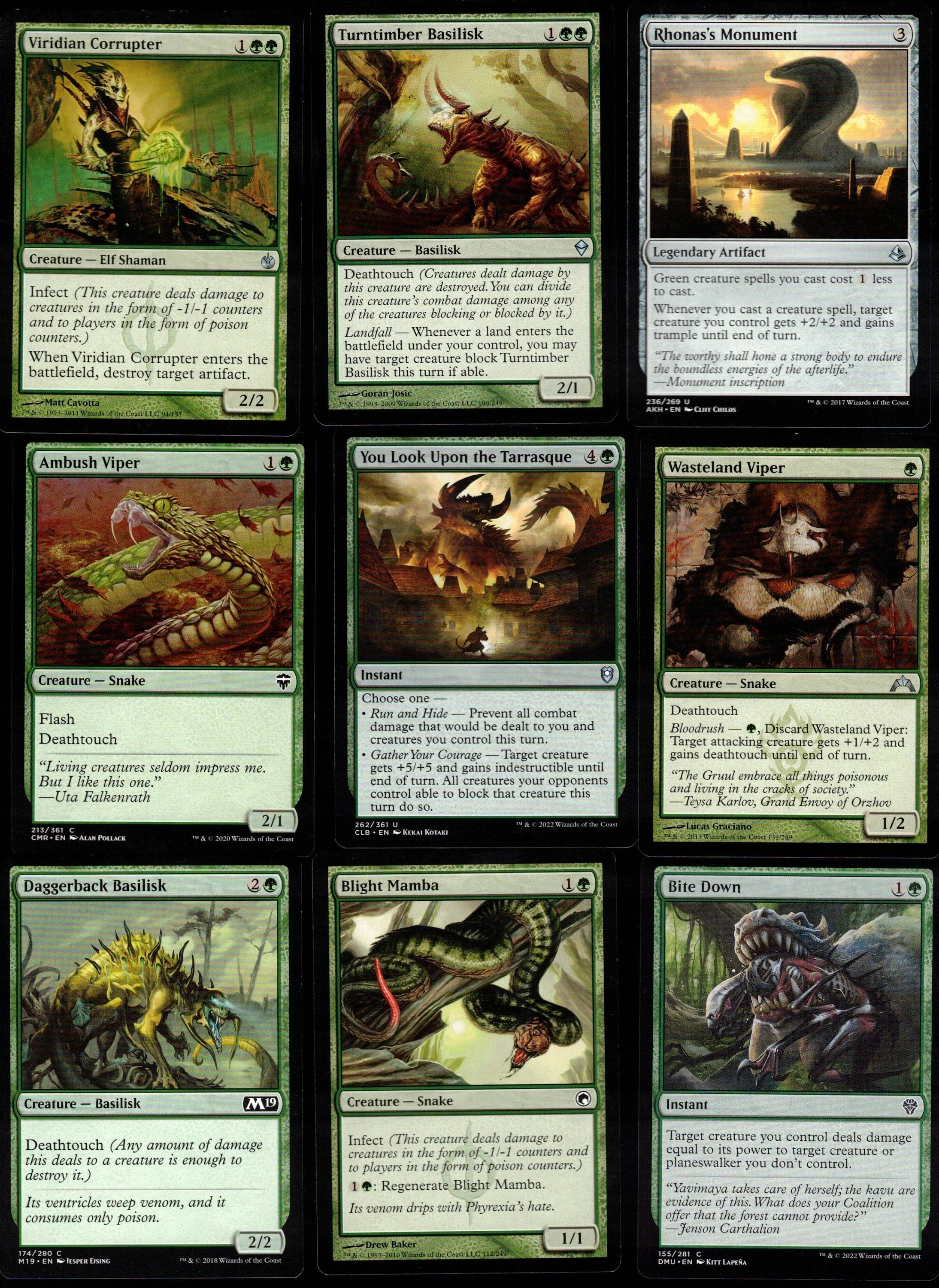 Poisoned Deathtouch-100 Card Magic the Gathering Commander - Etsy