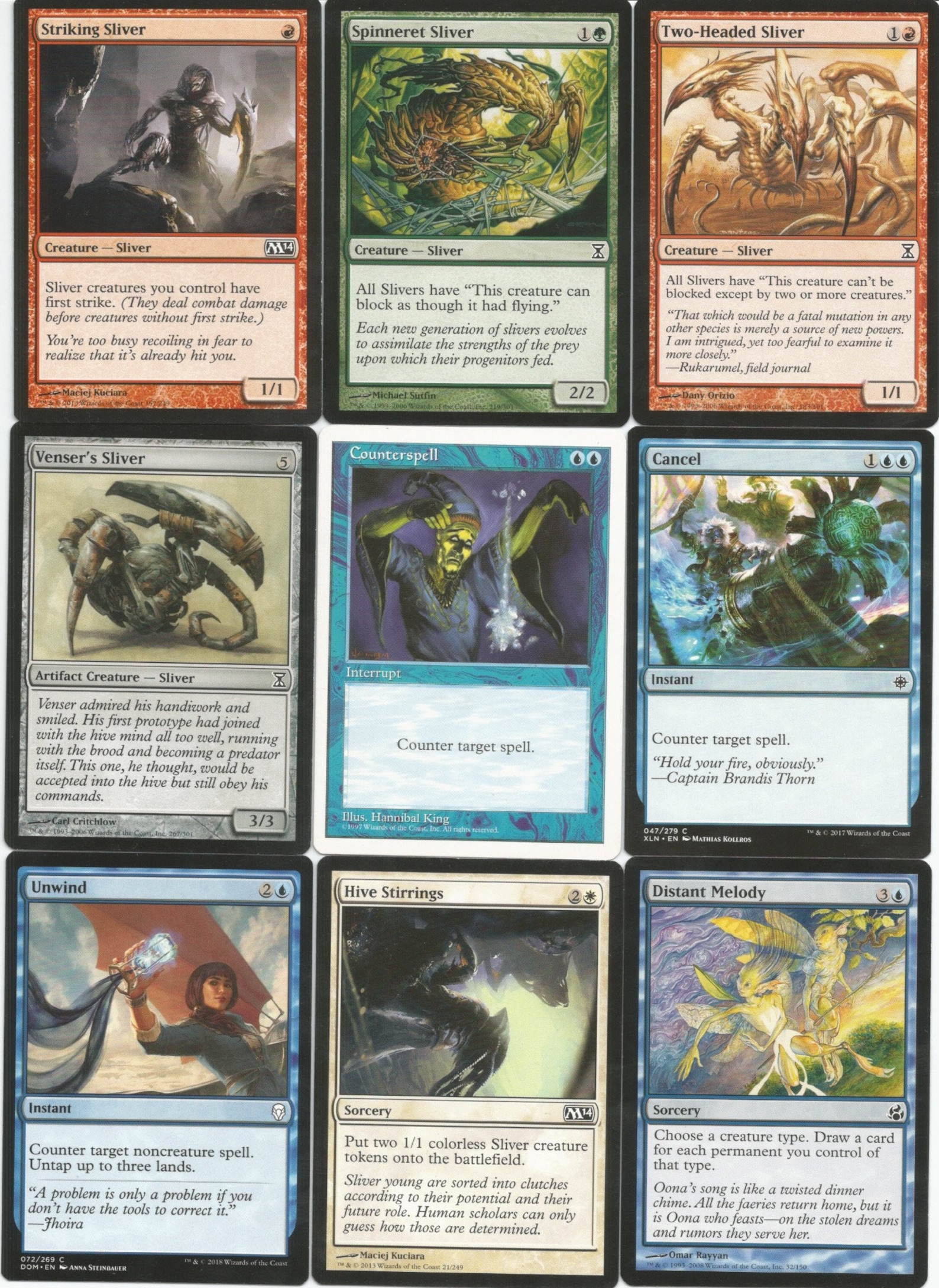 Commander Sliver Deck The First Sliver Edh 100 Card Mtg Etsy