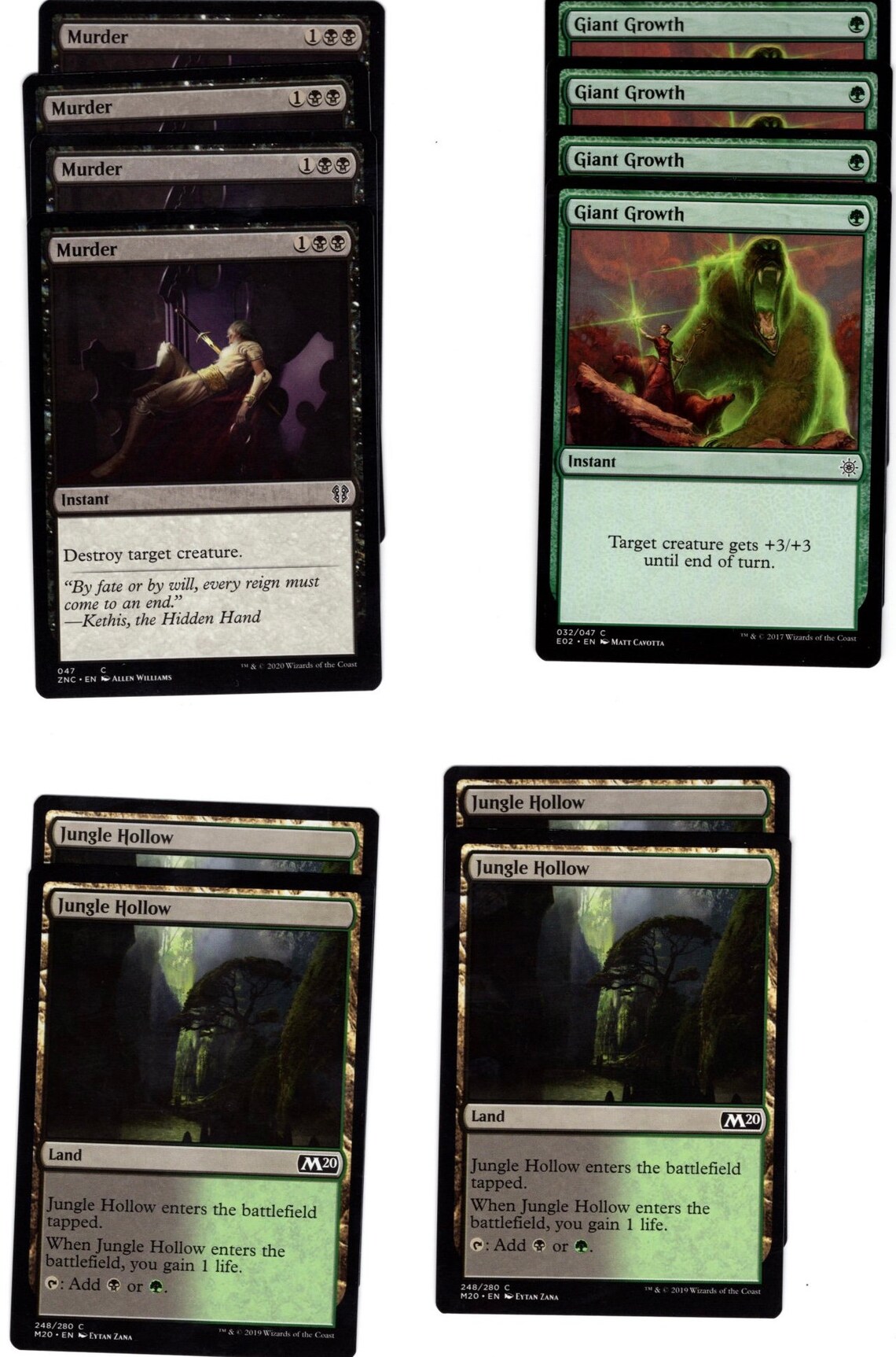 Slivers & Deathtouch-60 Card Deck-magic the Gathering-mtg-rares-toxin ...