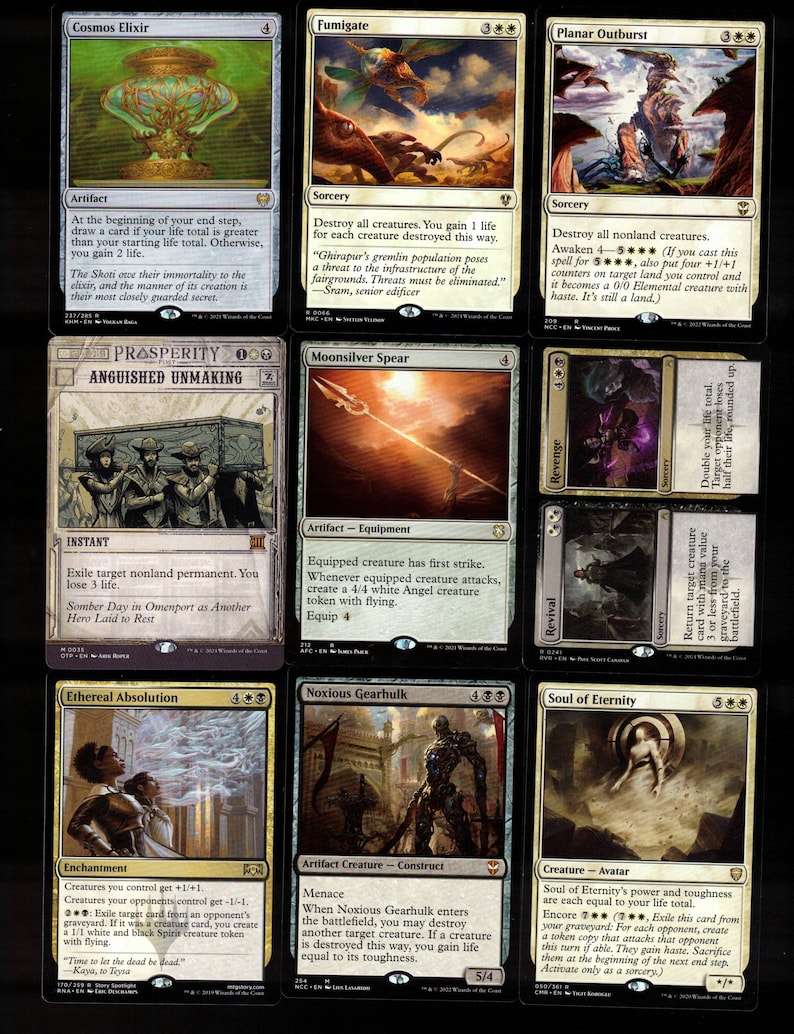 Angels & Vampires!-100 Card Magic the Gathering Commander Deck-rare ...