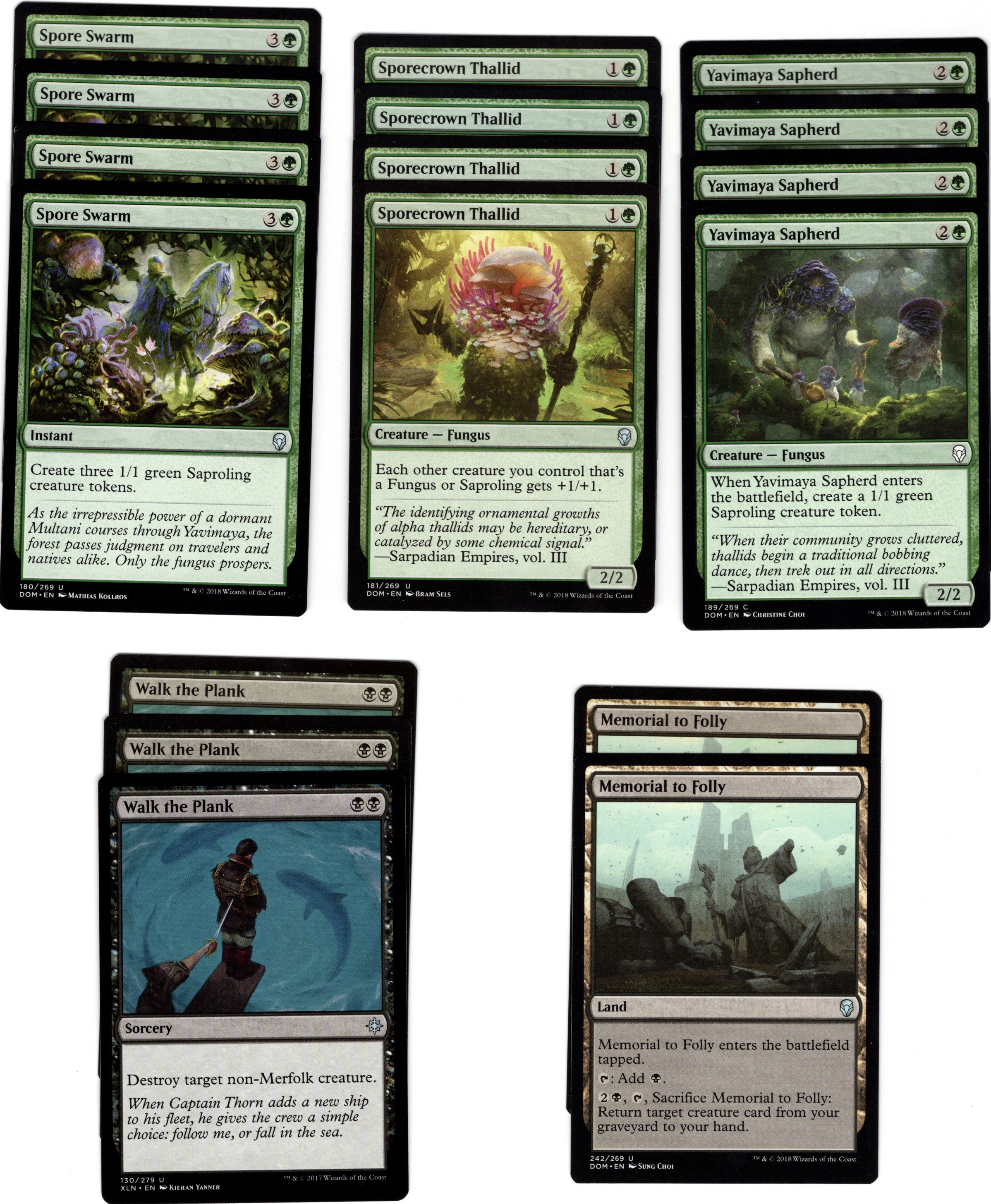 Fungus Deck Custom Deck MTG Magic the Gathering Slimefoot | Etsy