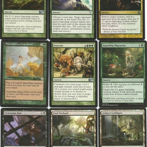 Commander Fungus Deck - Custom MTG Magic the Gathering Slimefoot EDH ...