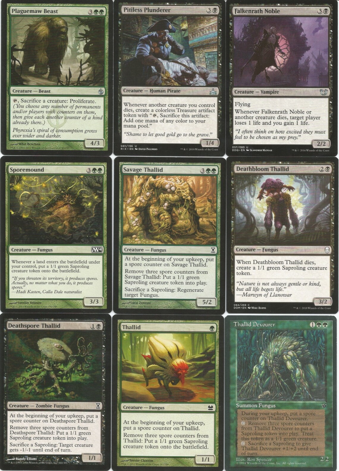 Commander Fungus Deck Custom MTG Magic the Gathering - Etsy