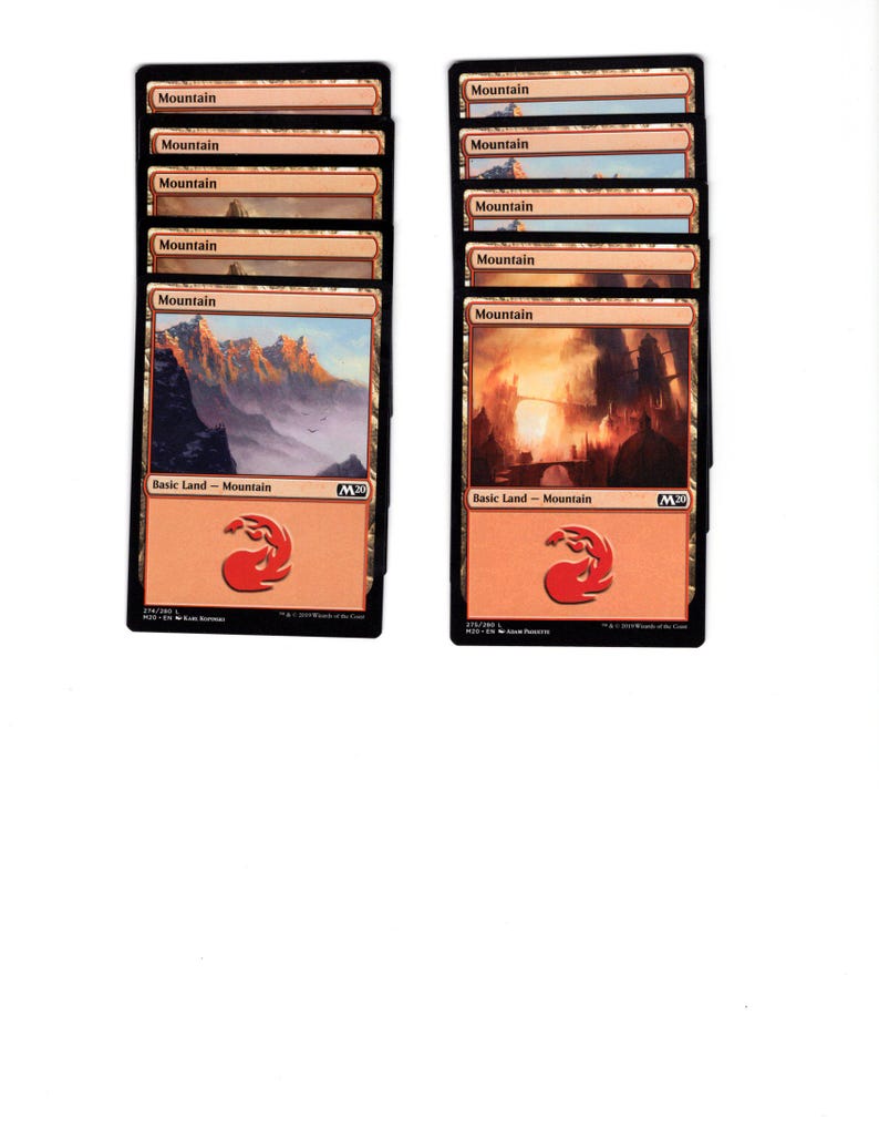 Counterburn Pauper - MTG -custom Casual Deck -60 Card Deck - Magic the ...
