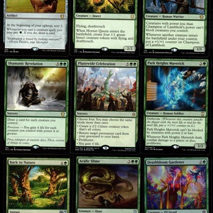 Poisoned Deathtouch-100 Card Magic the Gathering Commander Deck-fynn ...