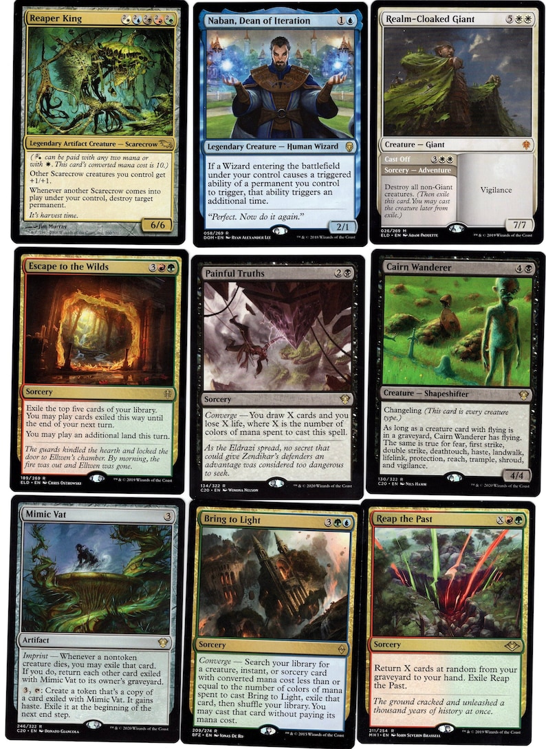 FEAR the REAPER!-100 Card COMMANDER Deck-magic the Gathering-rares ...