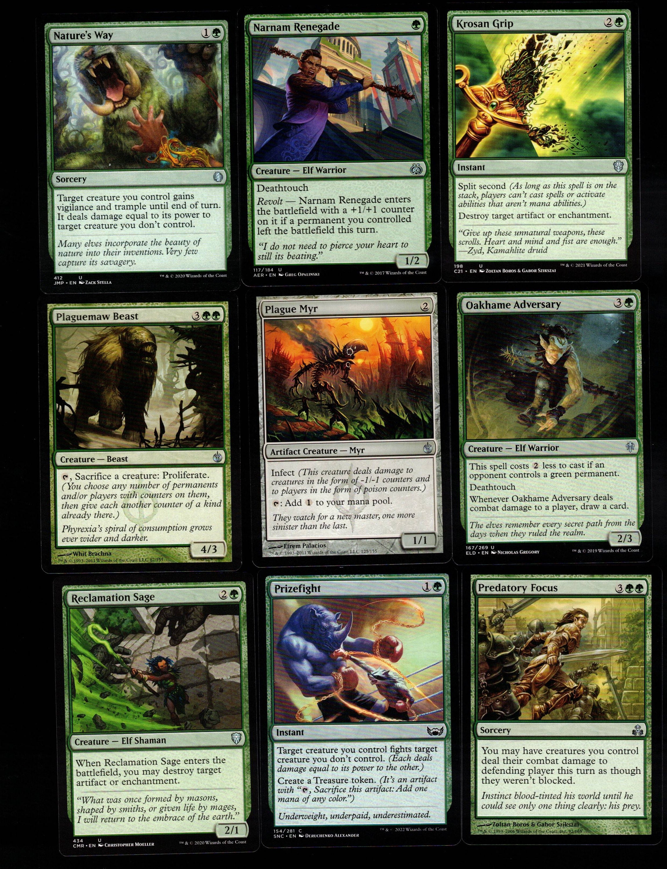 Poisoned Deathtouch-100 Card Magic the Gathering Commander - Etsy