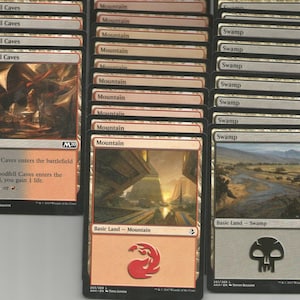60 Card Deck - Black Red ELDRAZI - Ready to Play - Rare Cards - Magic ...