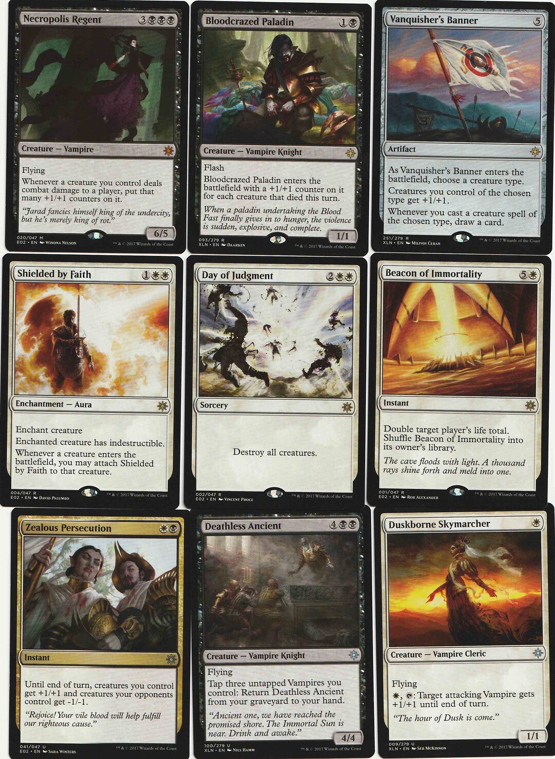 White/black Vampire Deck-necropolis Regent-mtg Magic the Gathering ...