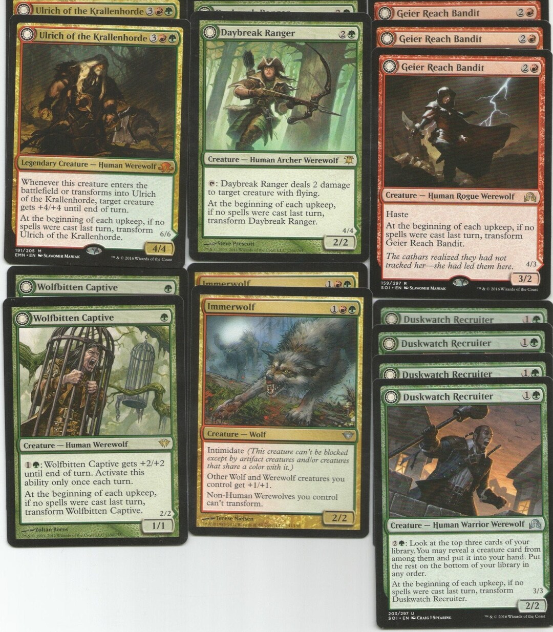 Red Green Werewolf Deck