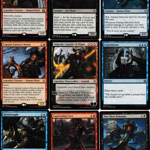 Pirates, Admiral Beckett Brass EDH Custom Commander Deck Mtg Magic 100 ...