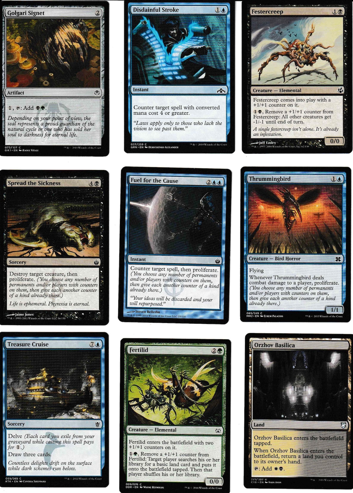 Atraxa, Praetors' Voice *custom Commander Deck* EDH Mtg Magic Cards 100 ...