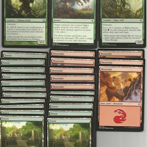 Hydra Ramp Deck - Gruul MTG Magic the Gathering Many Rares 60 Card Deck ...
