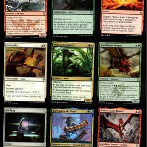 ULTIMATE DRAGON-100 Card Commander Deck-magic the Gathering-mtg-ur ...