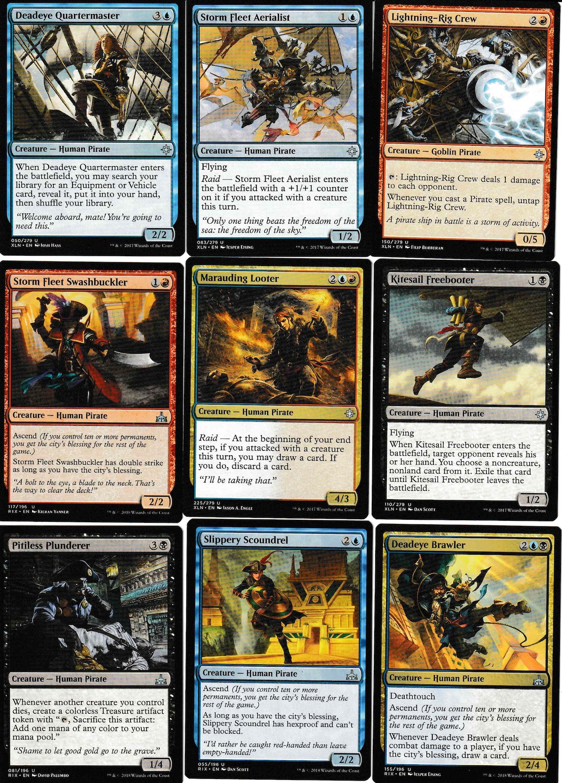 Pirates Admiral Beckett Brass EDH Custom Commander Deck Mtg | Etsy