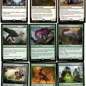 ULTIMATE DINOSAURS-100 Card Commander Deck-magic the Gathering-mtg ...