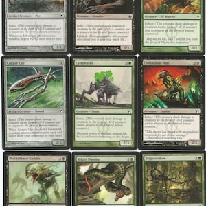EDH Infect Deck - Golgari MTG Magic the Gathering Commander Ready to ...
