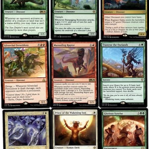 ULTIMATE DINOSAURS-100 Card Commander Deck-magic the Gathering-mtg ...