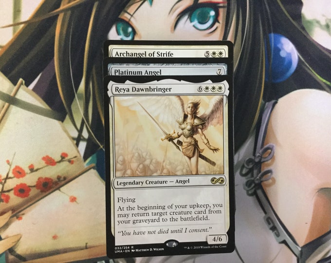 Commander-angel DECK -REYA -edh -white-artifact-100 Card Mtg - Ready to ...