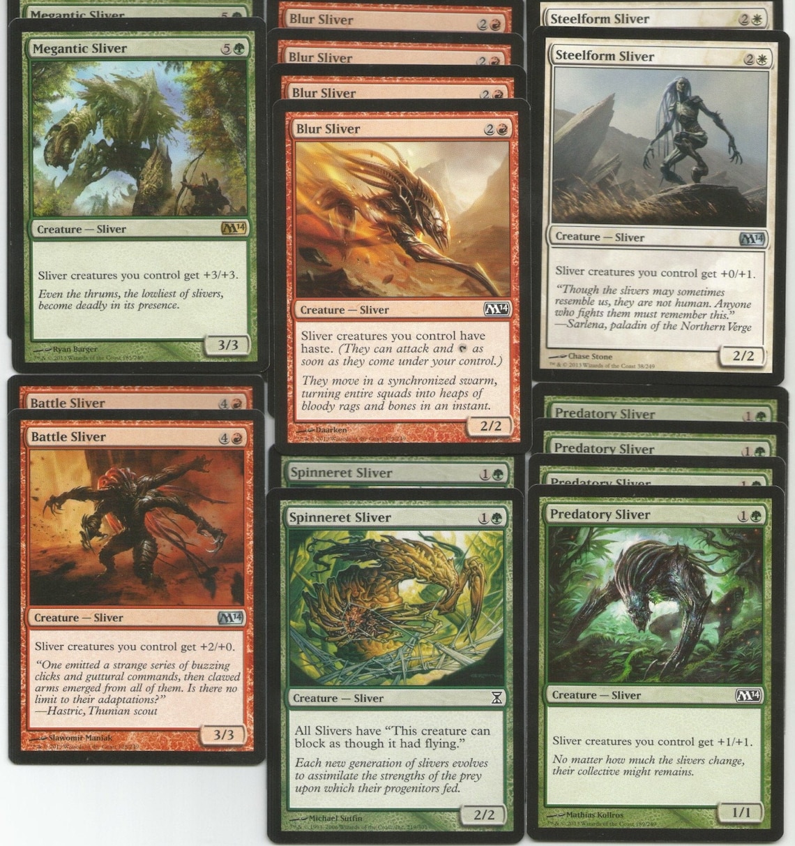 Sliver Deck Very Fun Casual MTG Magic the Gathering | Etsy