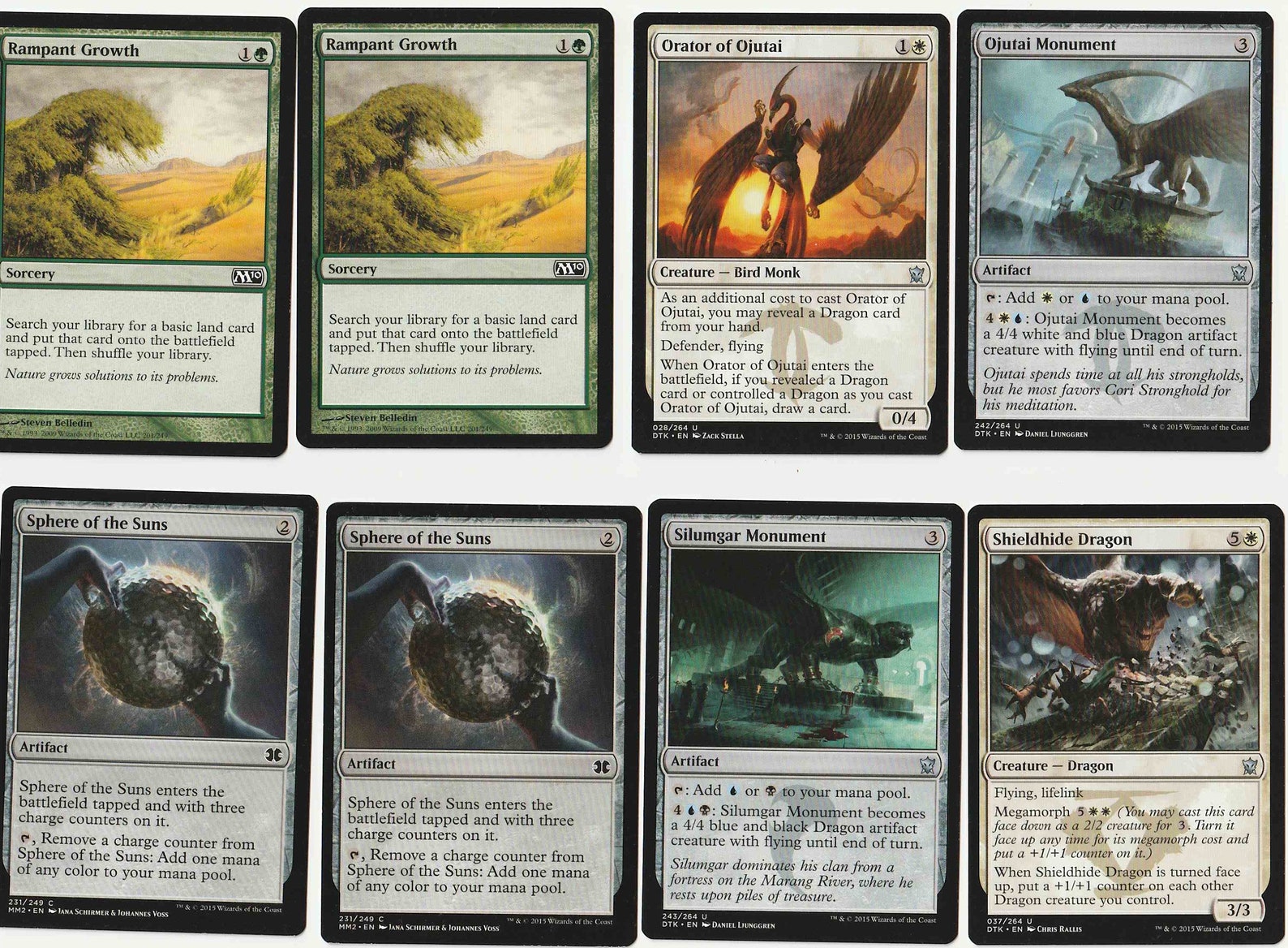 Five Color Dragon Deck Custom MTG Magic the Gathering Many - Etsy