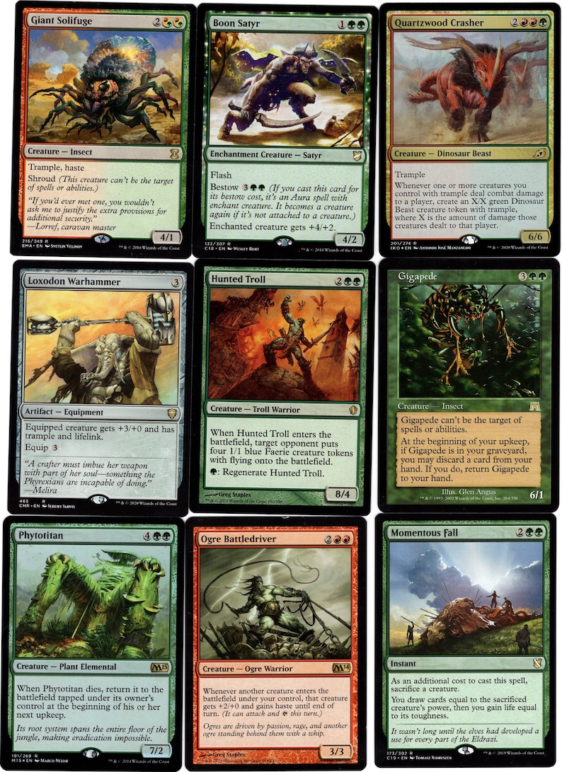 Godzilla King of the Monsters-100 Card Edh/commander Deck-mtg-mythics ...