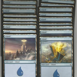 60 Card Deck - Mono BLUE MILL - Ready to Play - Rares - Magic MTG Jace ...