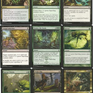 Commander Fungus Deck - Custom MTG Magic the Gathering Slimefoot EDH ...