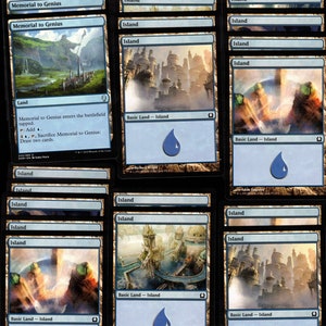 60 Card Deck - Mono Blue WIZARD -NARU- Ready to Play - Rares Mythic ...