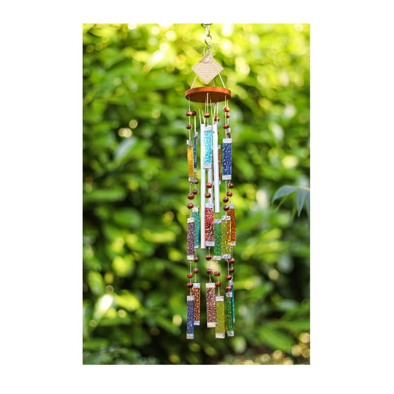 Glass Wind Chime - Etsy