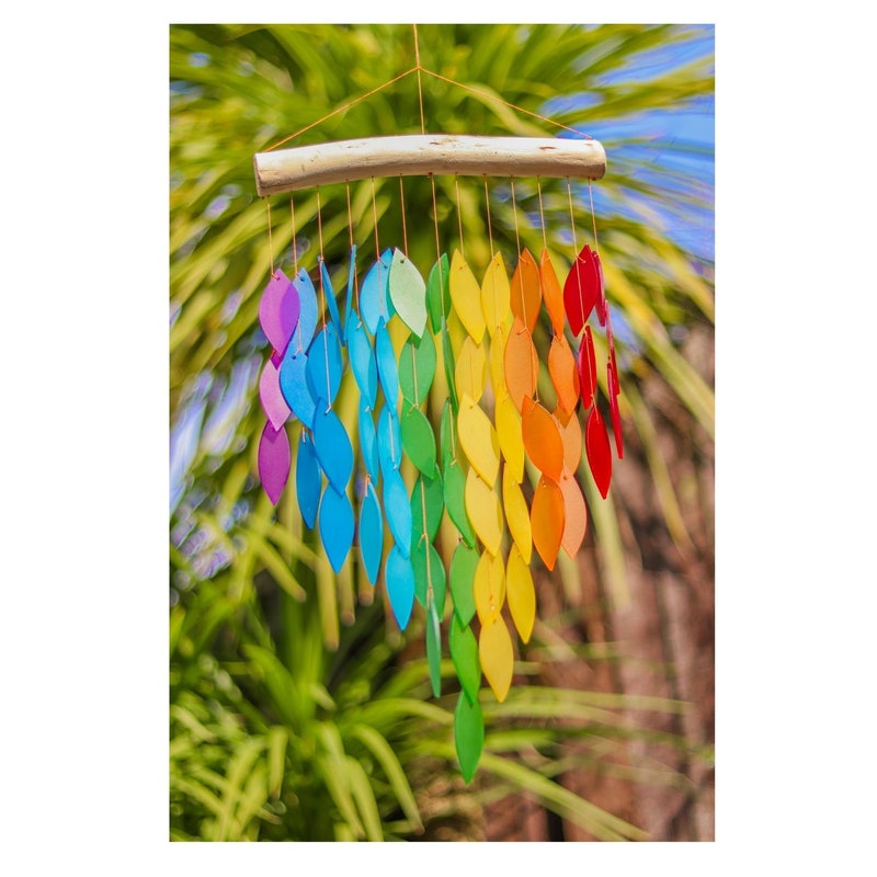 Rainbow Wind Chime - Etsy