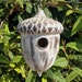 Wooden Acorn Bird House Outdoor Garden Accessory Yard Hanging Decor ...