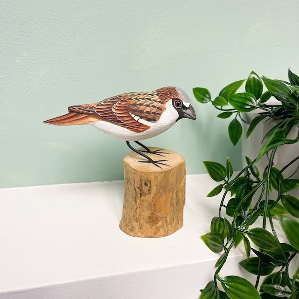 Hand Painted Bird - Etsy