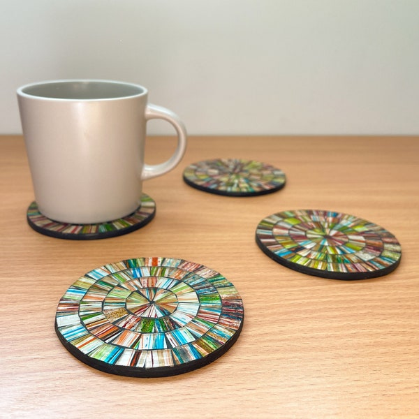 Mosaic Coaster - Etsy