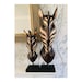 Carved Zebra Mask Natural on Plinth Wooden Hand Carved Art Fair Trade ...