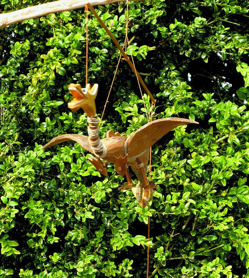 Dragon Windchime Bamboo Coconut Hanging Wind Chime Mobile | Etsy