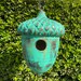 Wooden Acorn Bird House Outdoor Garden Accessory Yard Hanging Decor ...