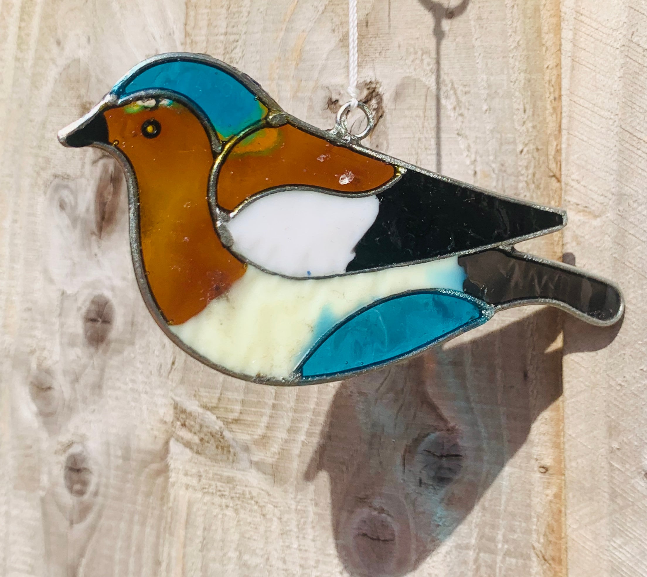 British Bird Suncatchers Robin Kingfisher Woodpecker - Etsy UK