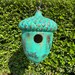 Wooden Acorn Bird House Outdoor Garden Accessory Yard Hanging Decor ...