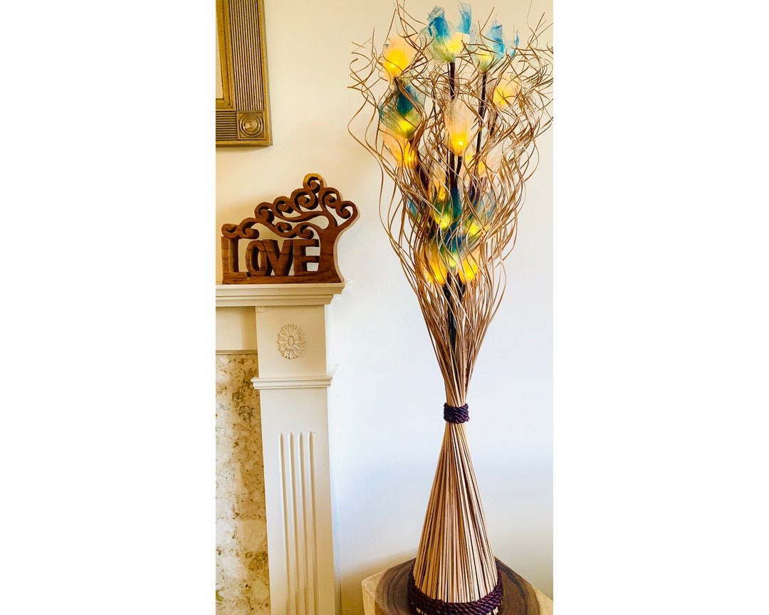 Bouquet Floor Standing Lamp Handmade Decorative Lights 100 Cm - Etsy ...