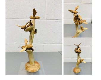 Wood Bee Carving - Etsy