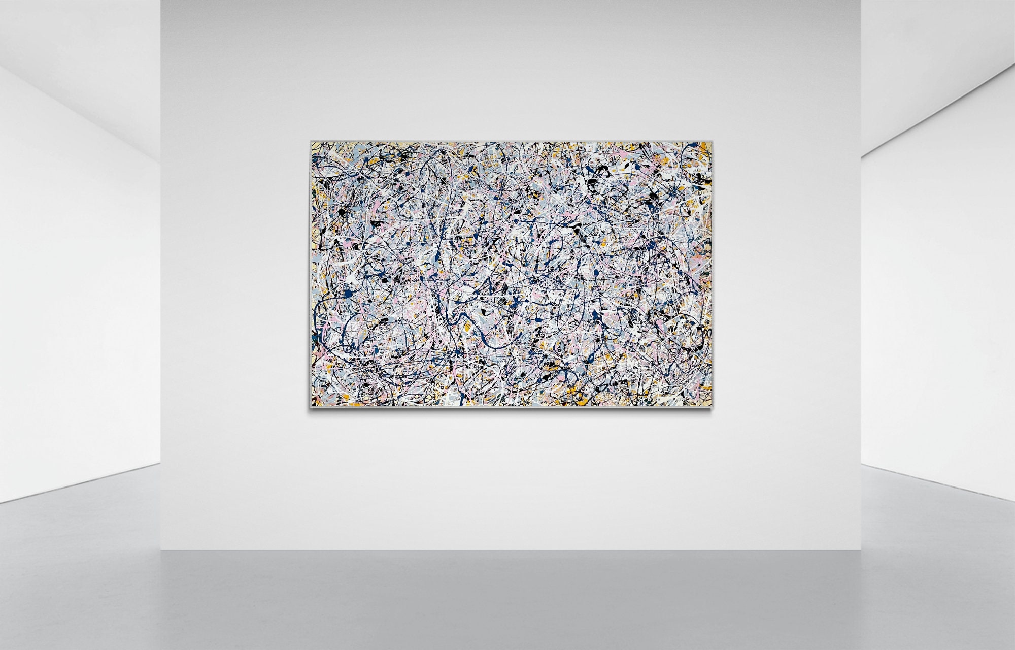 JACKSON POLLOCK XXL Extra Large Original Painting on Canvas Modern Wall ...