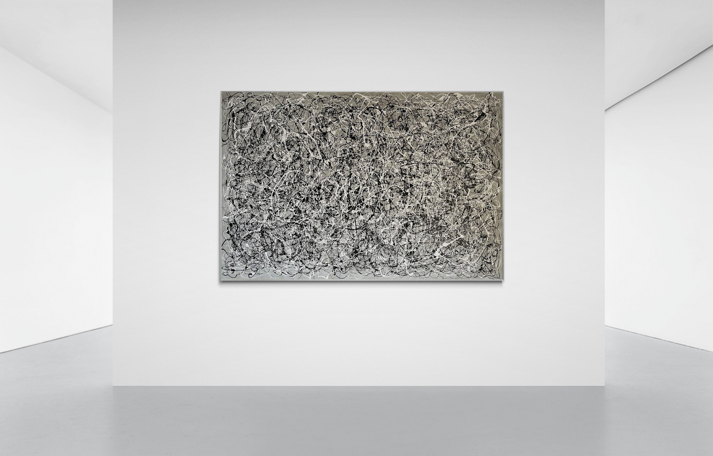 JACKSON POLLOCK XXL Extra Large Original Painting on Canvas Modern Wall ...