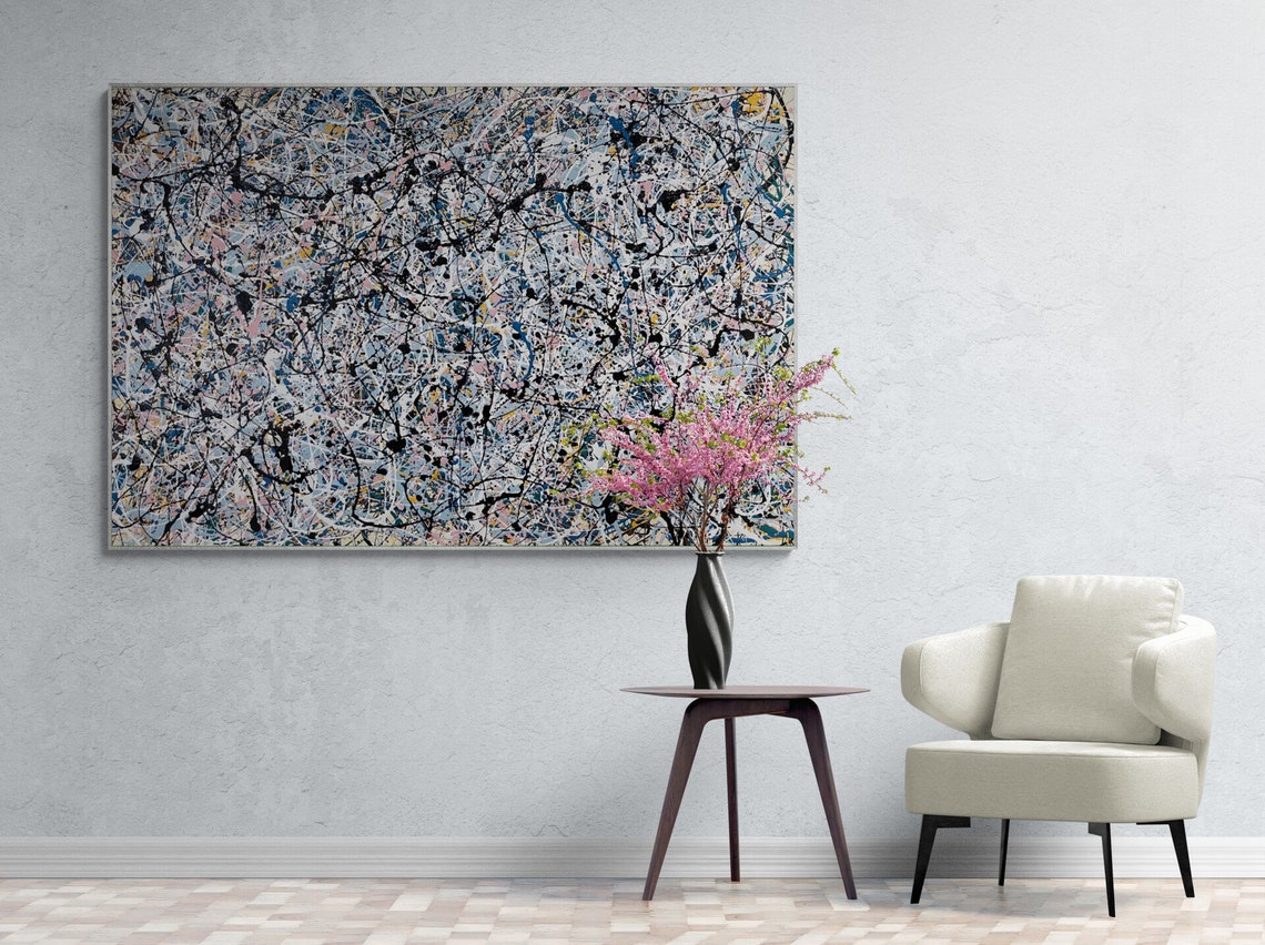 59x39 JACKSON POLLOCK XXL Extra Large Original - Etsy UK