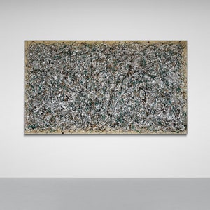 JACKSON POLLOCK XXL Extra Large Original Painting on Canvas - Etsy UK