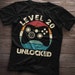 20th Birthday Shirt 20 Years Old Level 20 Unlocked 20th - Etsy