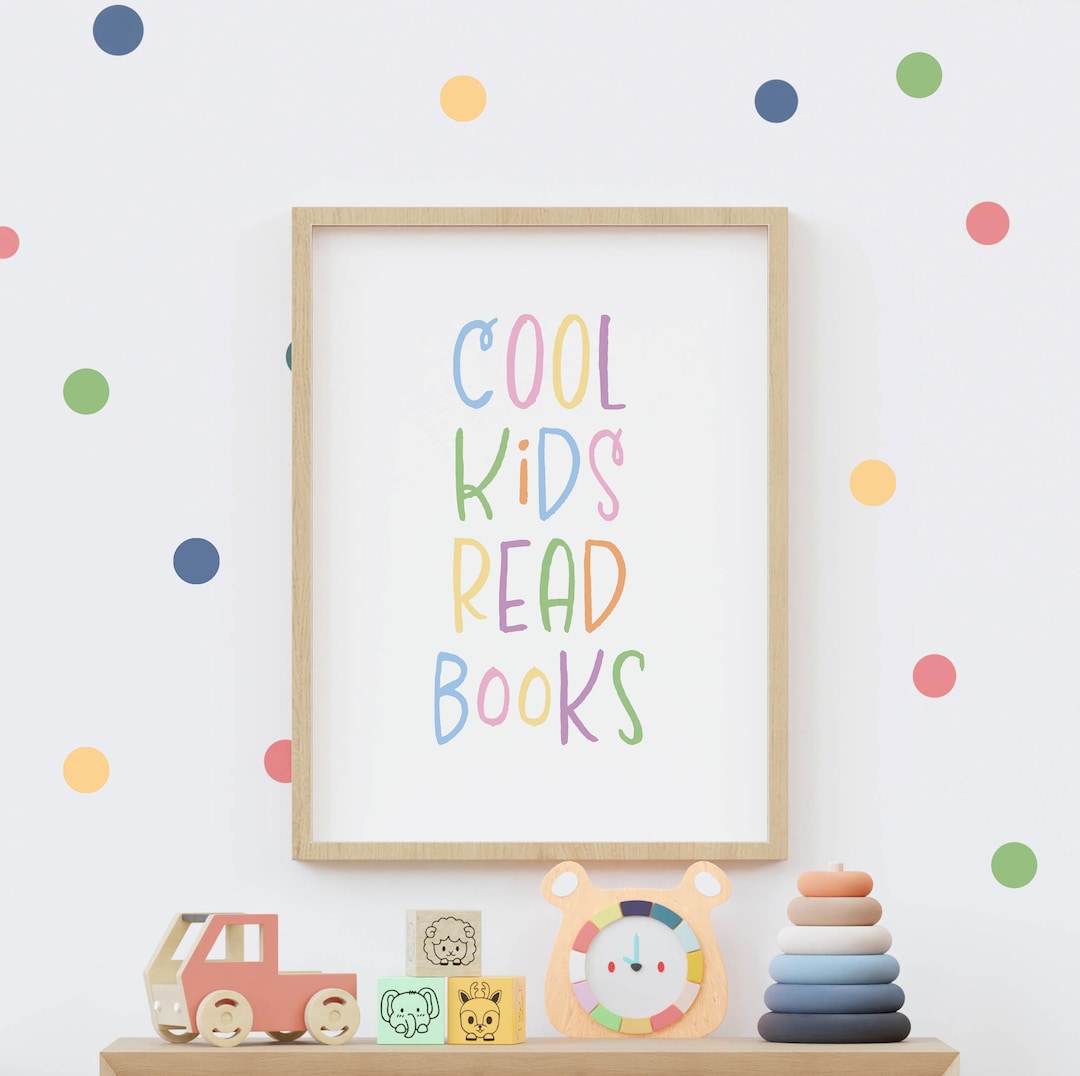 Cool Kids Read Books Print • Kids Who Read • Cool Kids Read Books ...