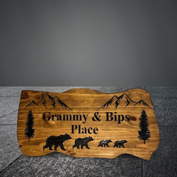 Custom Wood Sign Fish - Etsy