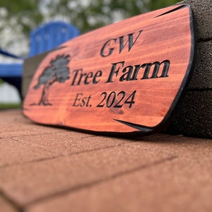 Personalized Rustic Home Sign, Wooden Carved Cabin Sign, Farm Sign ...