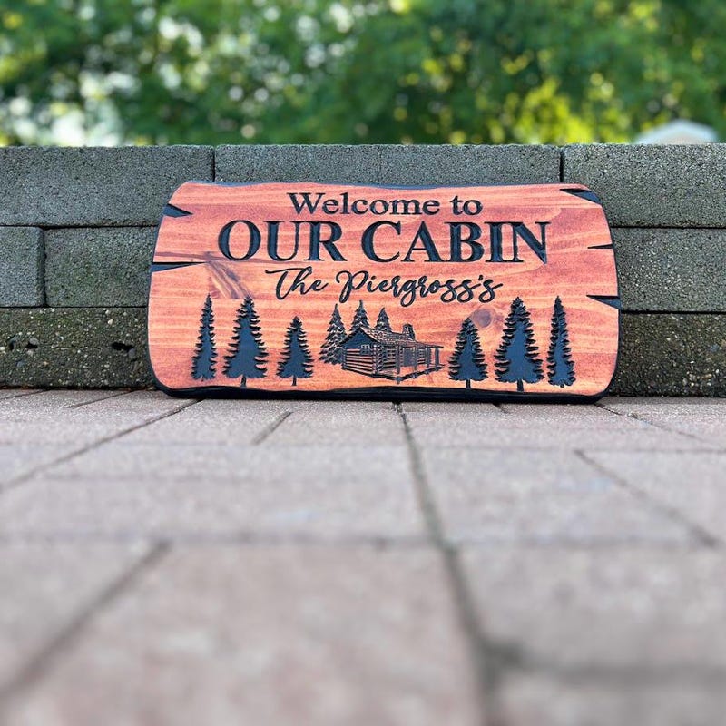 Cedar Wood Signs - Etsy